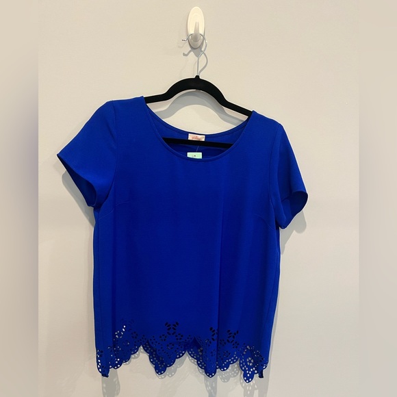 Pixley | Tops | Nwt Pixley Laser Cut Hem Blouse Size M | Poshmark